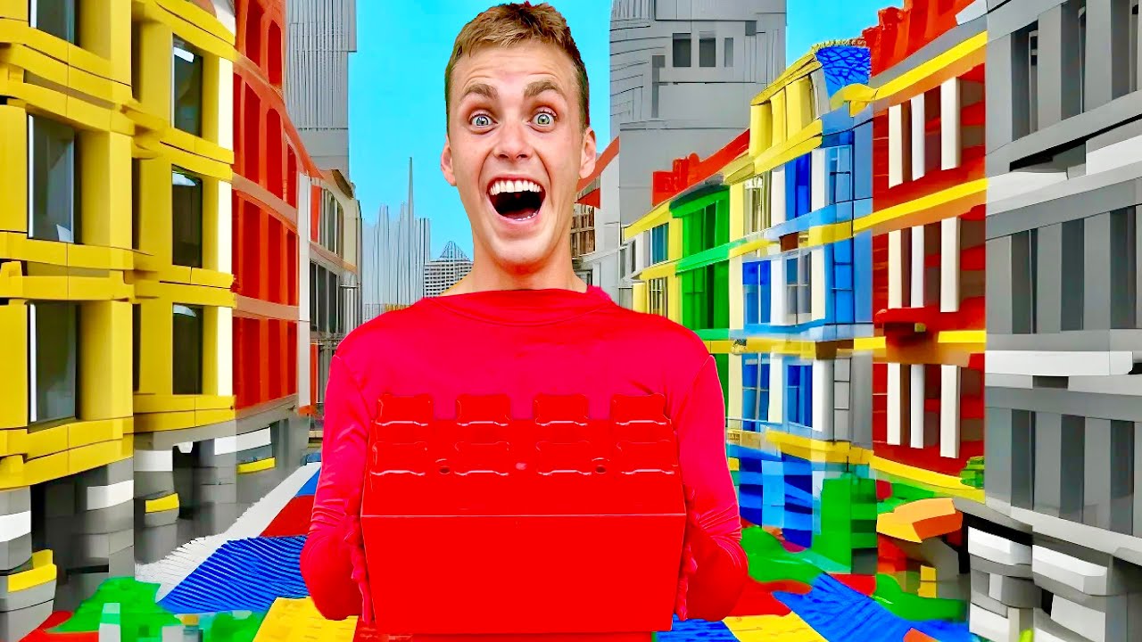 1 Color Lego City Hide And Seek! - YouTube