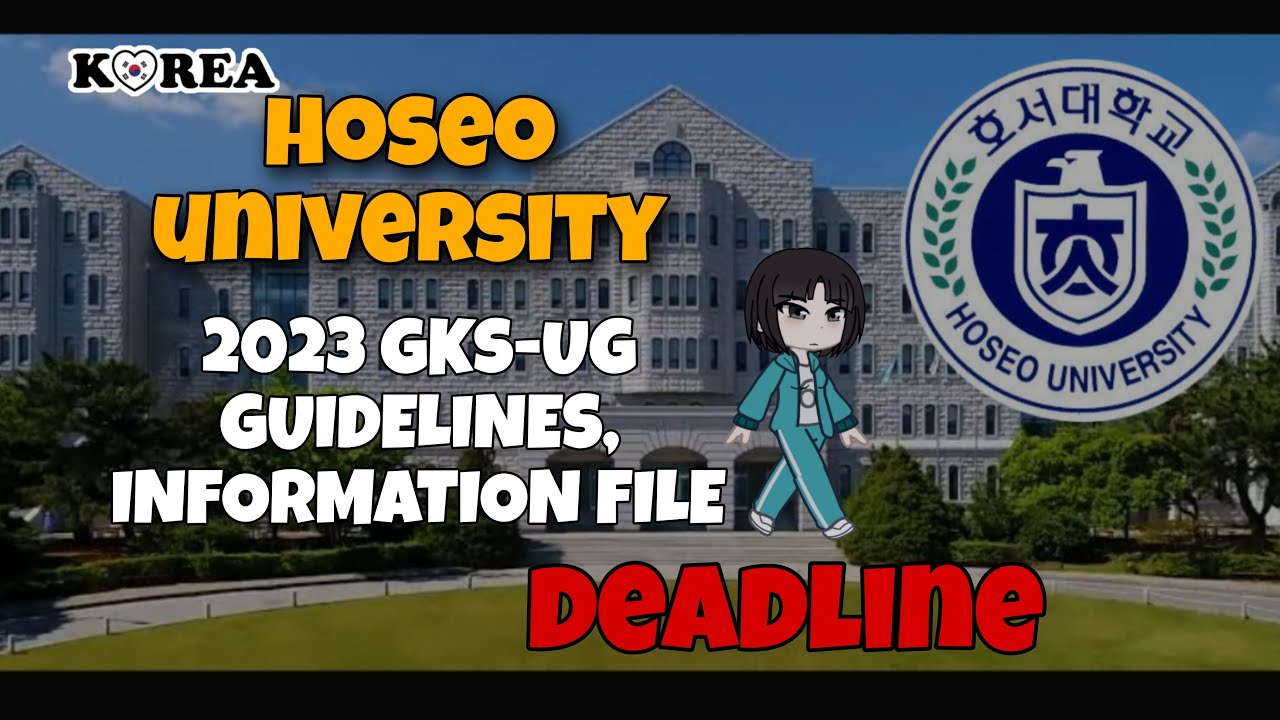 [GKS] 2023 GKS Program for Undergraduate Degrees - Hoseo University #gks2023 #gks # ...