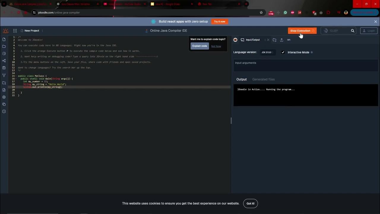 First Across the Water Java Tutorial 2 - YouTube