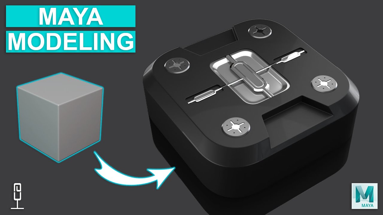 Maya Hard Surface Modelling _ Maya Modeling _ Maya 3D _ 02 - YouTube