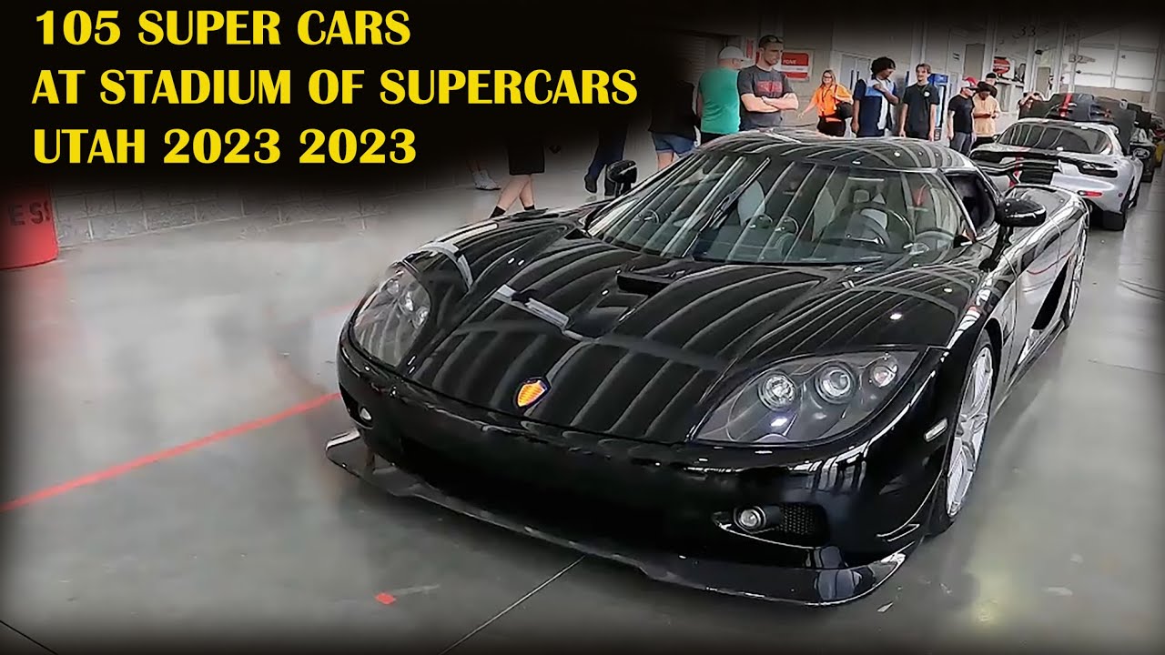 105 SUPER CARS AT STADIUM OF SUPERCARS 2023 - YouTube