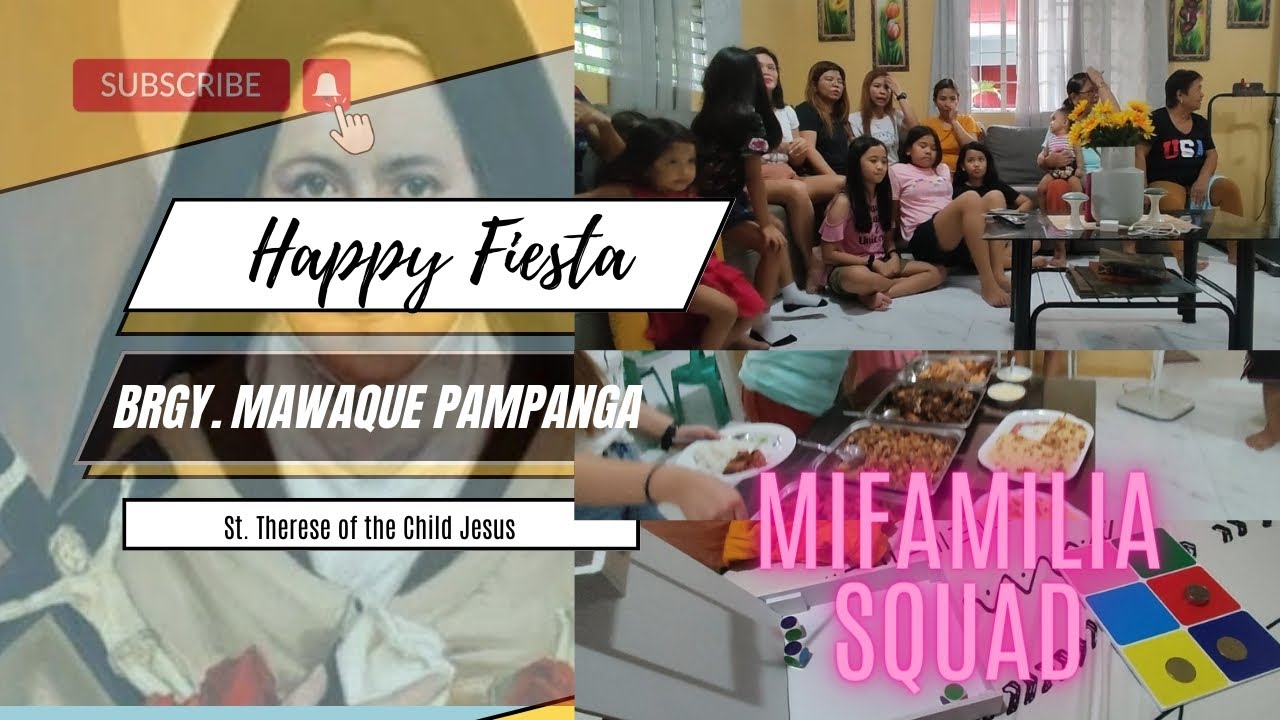 MiFamilia squad naki Fiesta sa Brgy Mawaque - YouTube