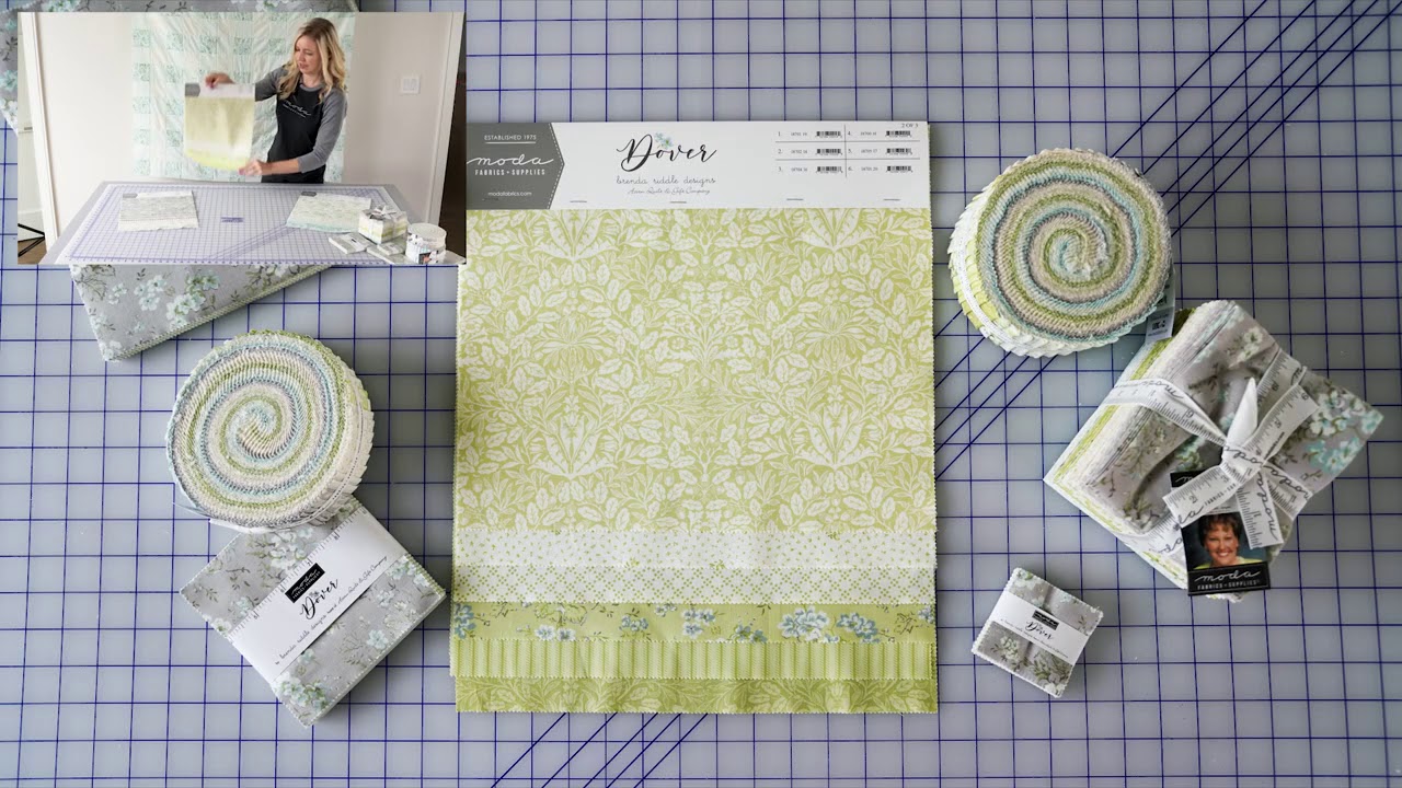 Moda Fabrics Collection | Dover by Brenda Riddle - YouTube
