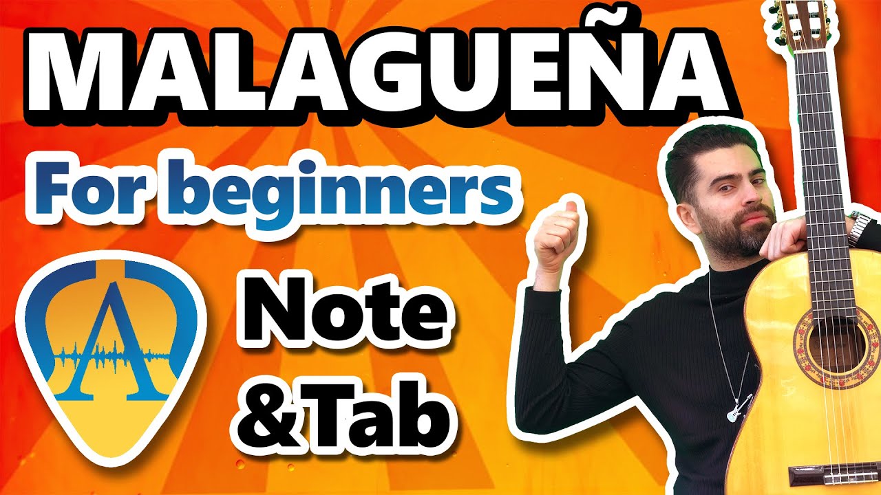 Guitar lesson : Malagueña | Note and tablature | | tutorial | - YouTube