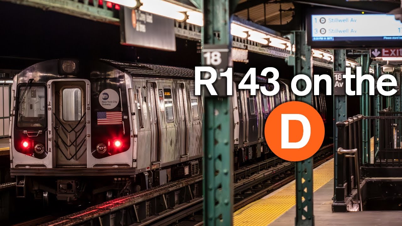 R143 D Train Transfer to Coney Island Yard - YouTube
