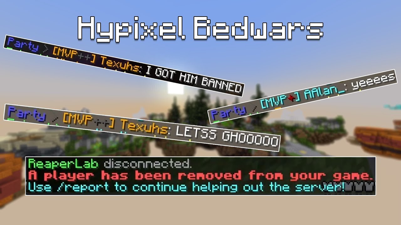 another hacker banned | Hypixel Bedwars - YouTube