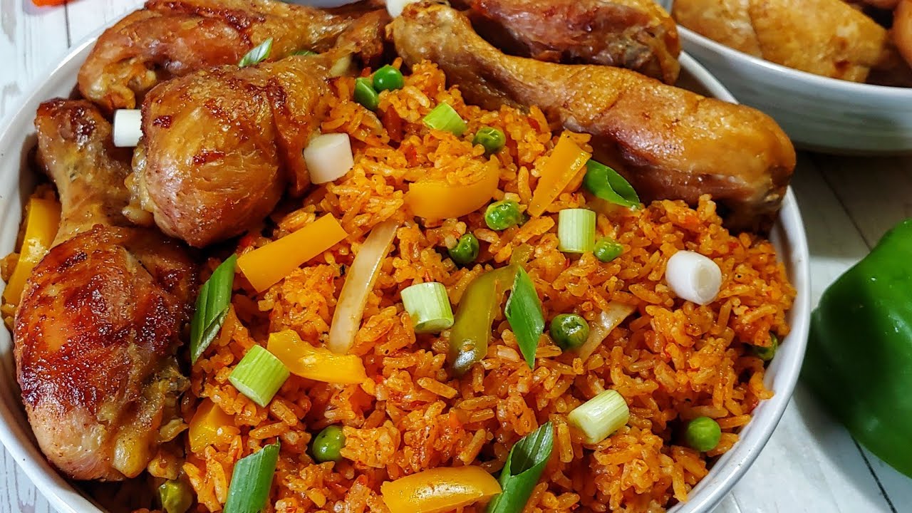 Riz au Gras au Poulet || Jollof rice || Comment réussir son RIZ AU GRAS ...