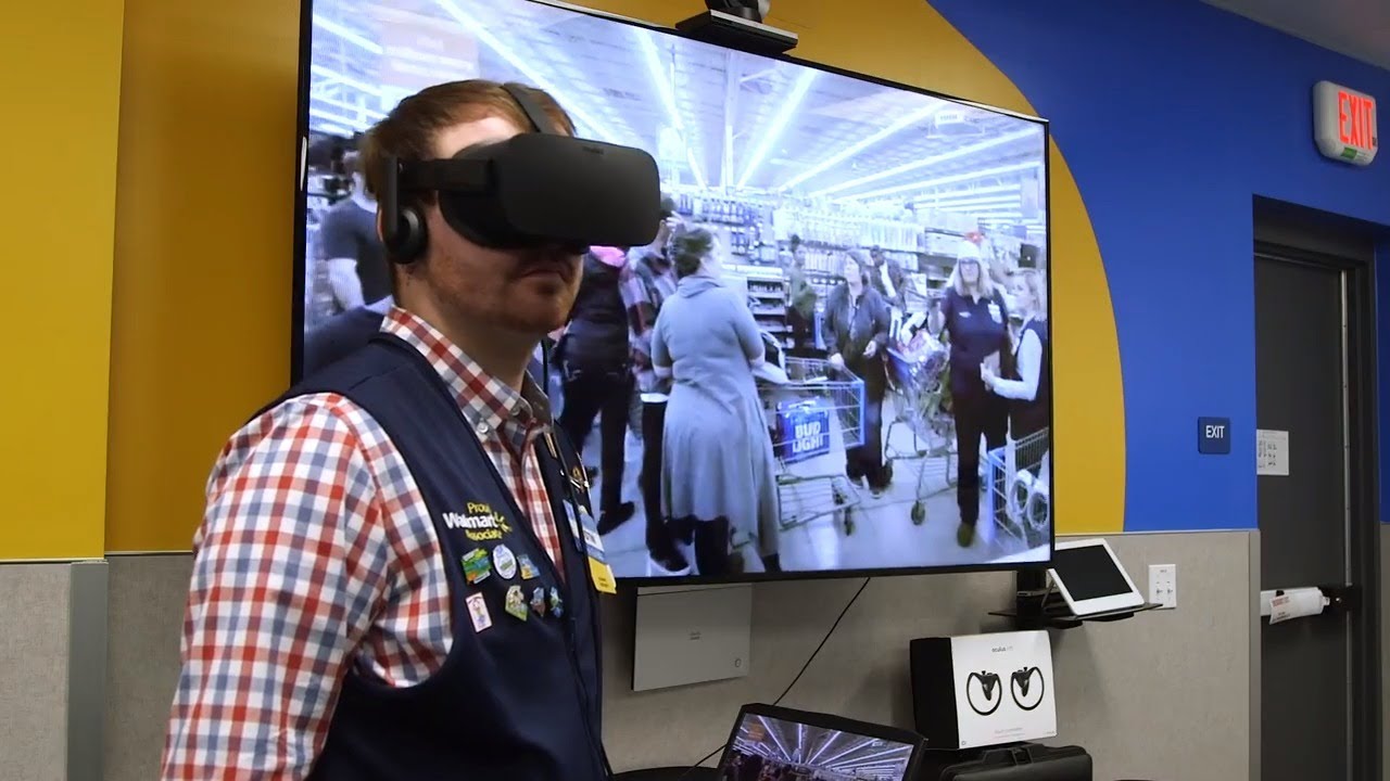 Walmart is training associates with this new technology - YouTube