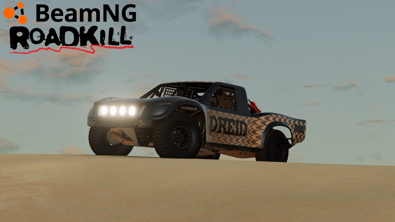 BeamNG.Drive: Roadkill Projects: Street Driven Trophy Truck! - YouTube