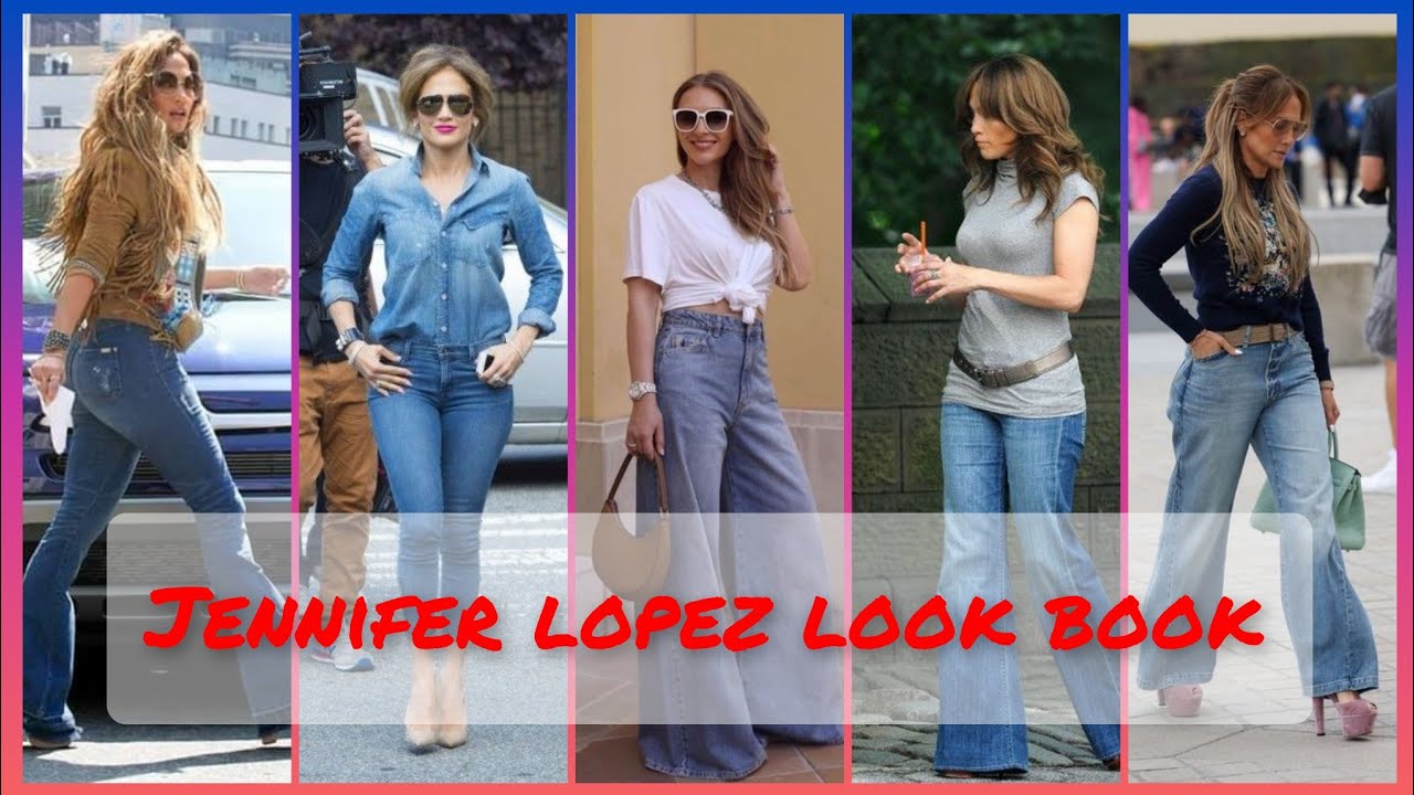 The Jennifer lopez look book and street syle - YouTube