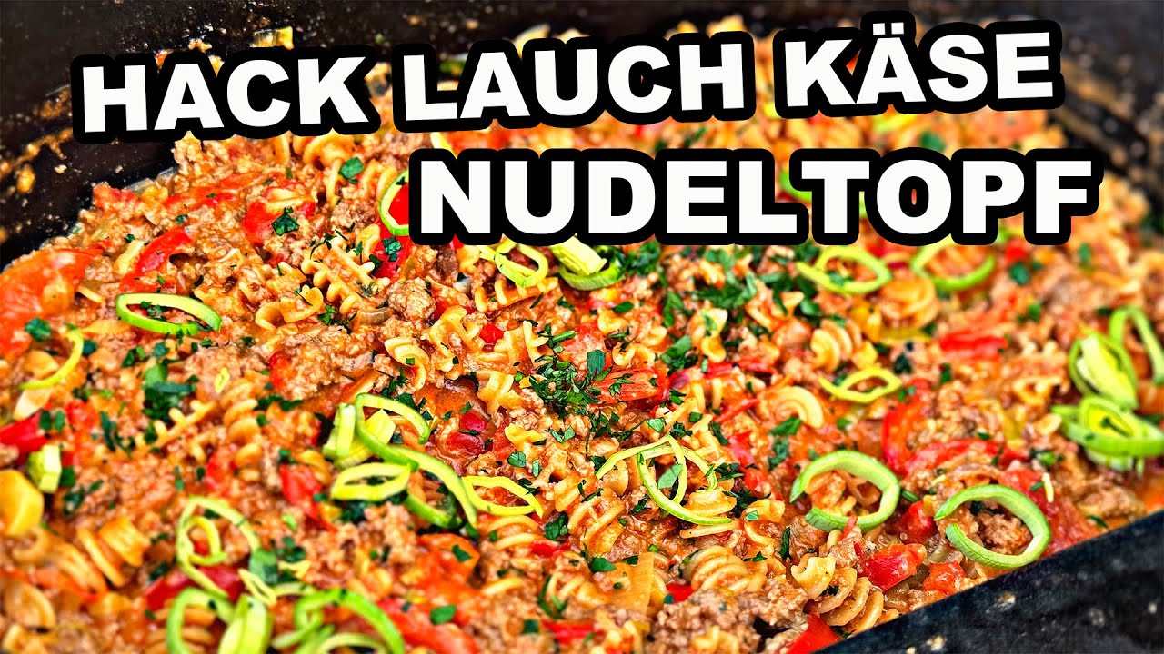Hack Lauch Käse Nudeltopf der Party Topf | The BBQ BEAR - YouTube