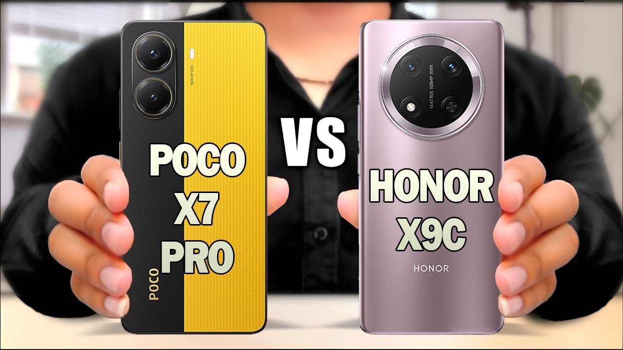 Honor X9C vs POCO X7 Pro 🔥 | هونر X9C ضد بوكو X7 برو – مقارنة شاملة! 📱 ...