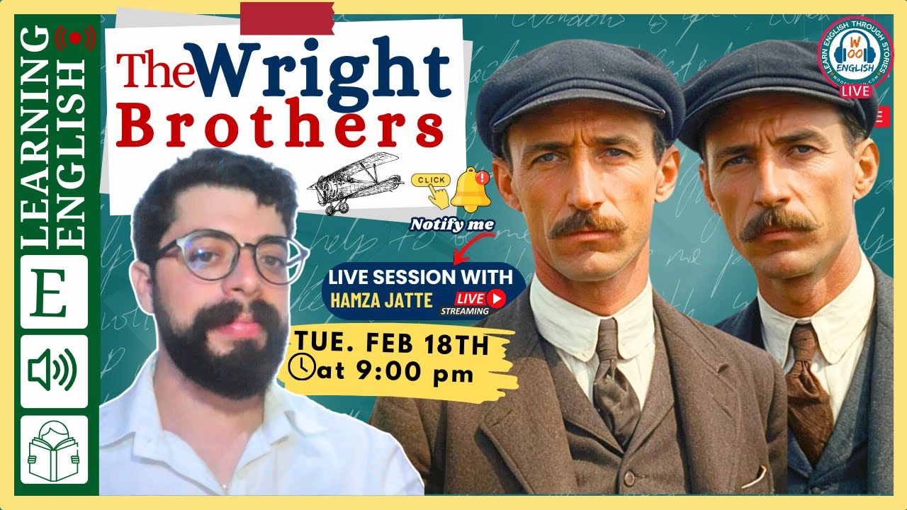 Learn English Through Listening🔥 | LIVE PRACTICE | The Wright Brothers ...