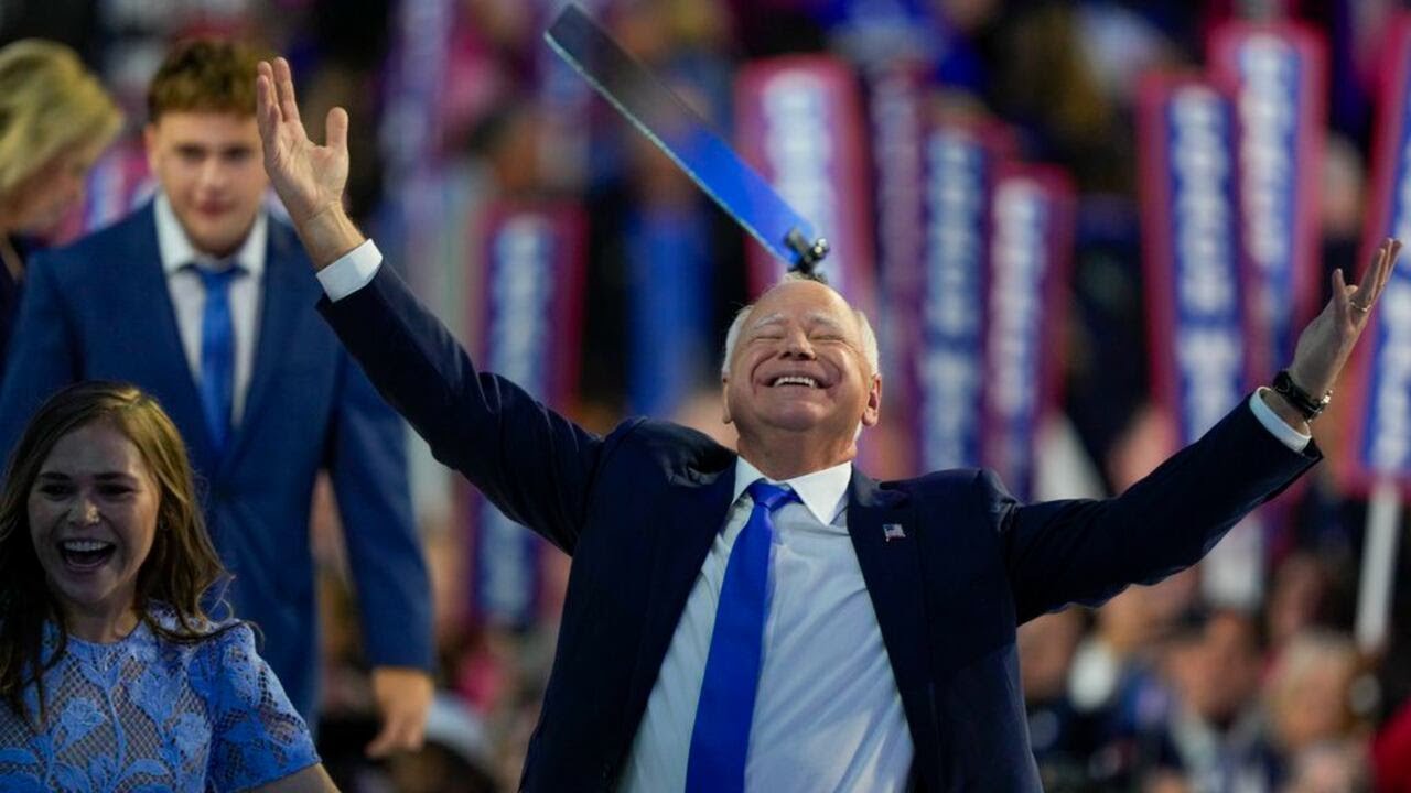 VP nominee Tim Walz to postpone Reno rally as Davis fire continues to ...