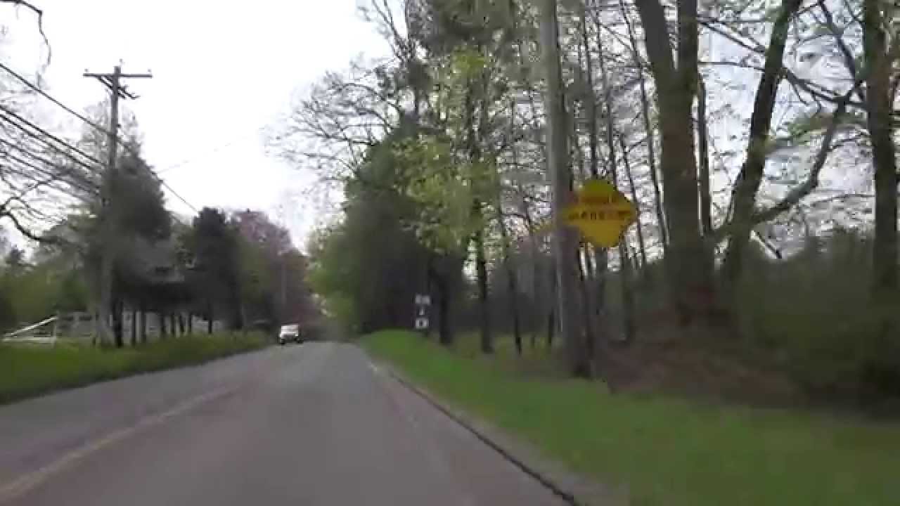 Driving through: Easton, CT on Sport Hill Road Rt. 59 - YouTube