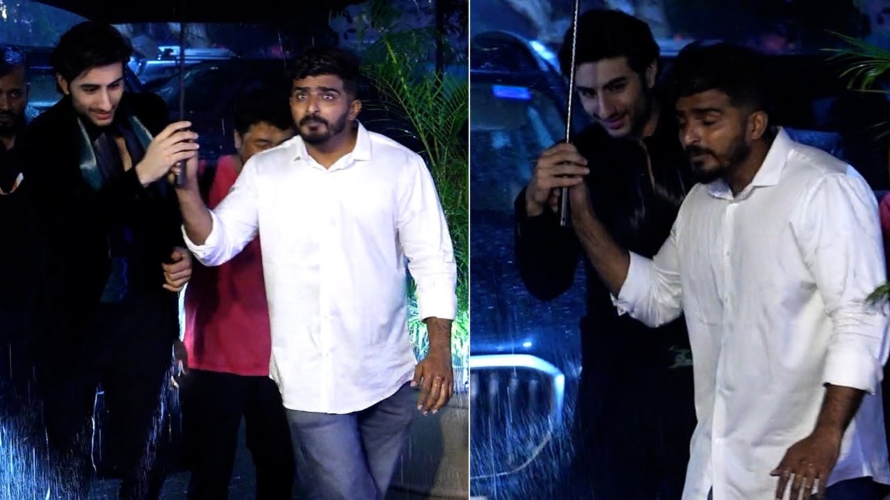 Ibrahim Ali Khan Spotted For The Launch Of Azzaro Forever Wanted Elixir ...