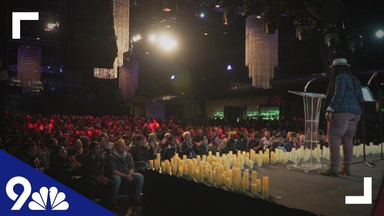 Denver vigil honors Club Q shooting victims - YouTube
