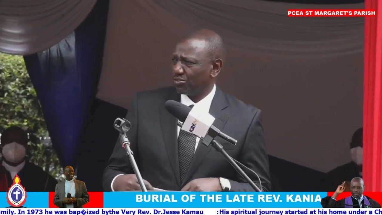 DEPUTY PRESIDENT WILLIAM RUTO SPEECH DURING THE BURIAL OF REVEREND ...