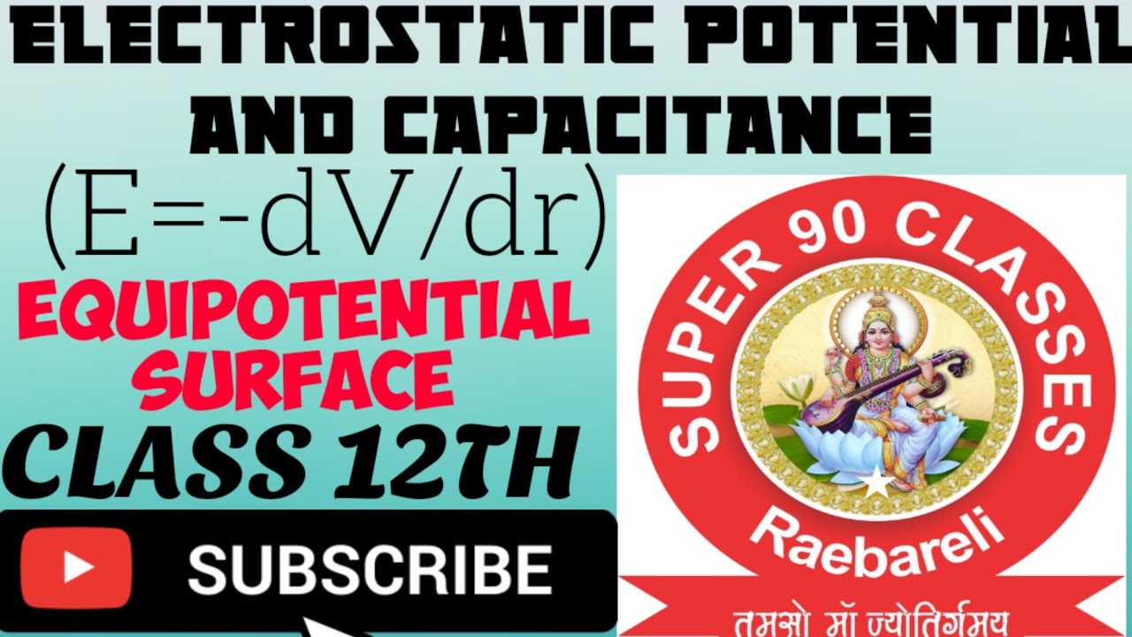 electrostatics potential and capacitance //Equipotential Surface//class ...