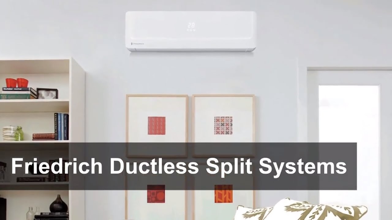 Friedrich Floating Air Ductless Mini Split with integrated WI-FI - YouTube