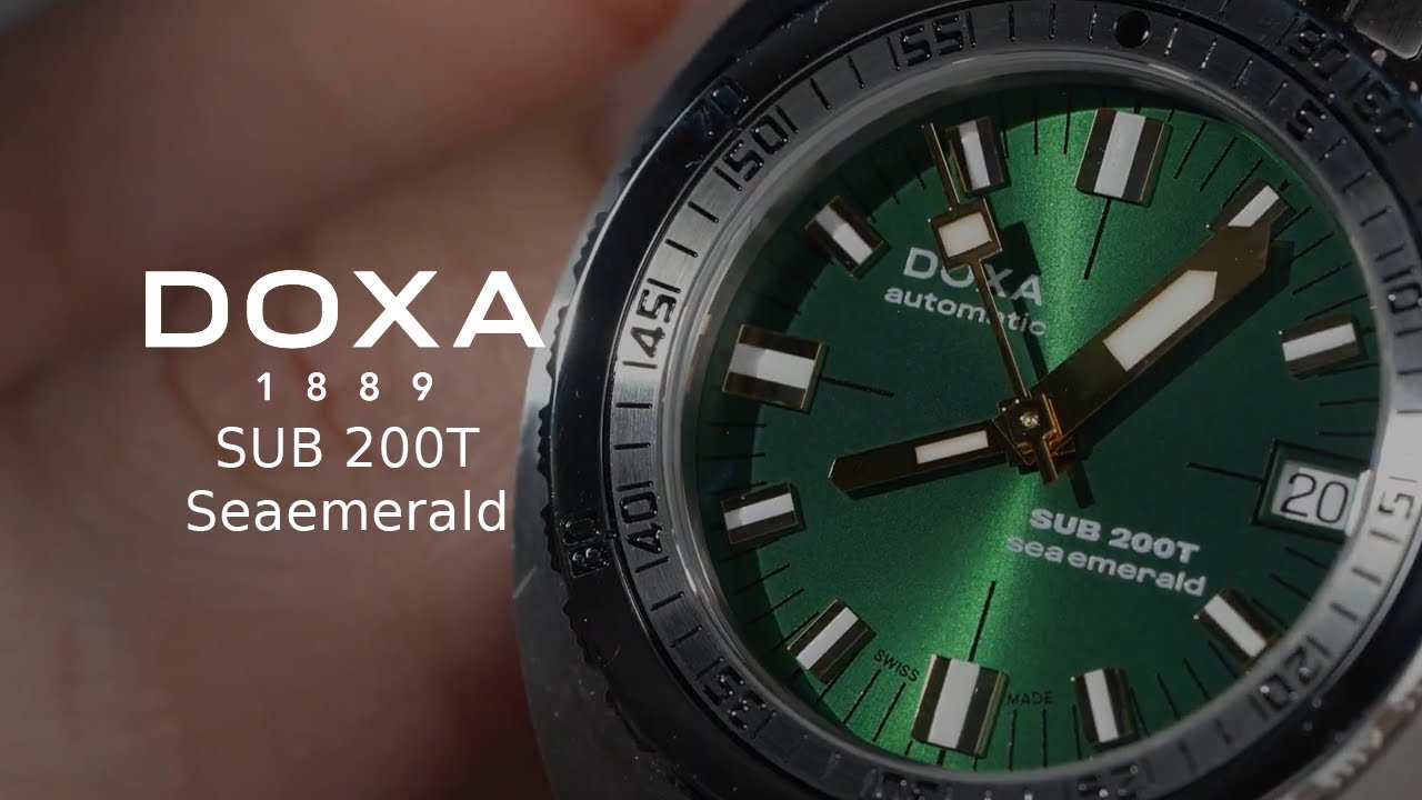 First Look at the Doxa Sub 200T Seaemerald - YouTube