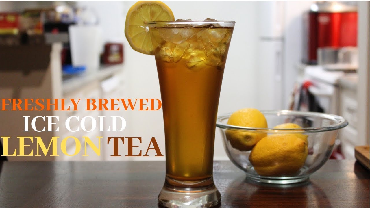 HOW TO MAKE FRESHLY BREWED ICE COLD SWEET LEMON TEA VIDEO RECIPE AT ...