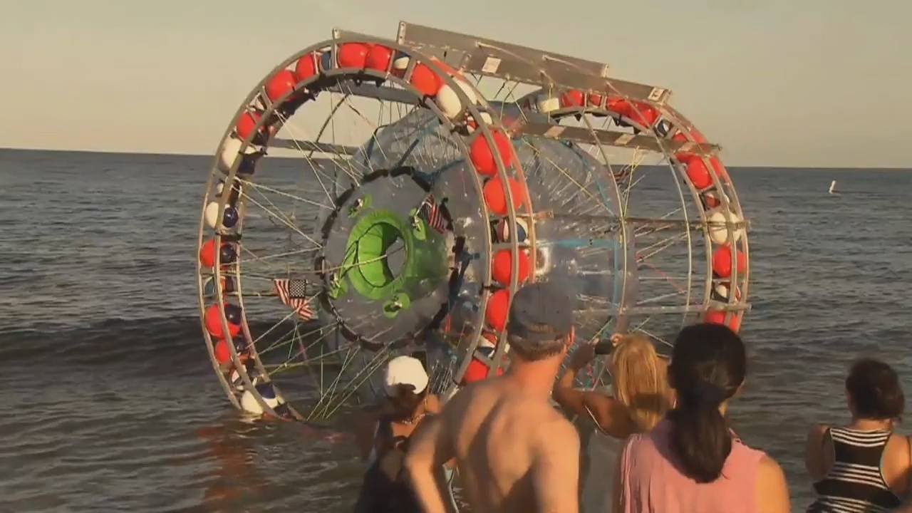 South Florida 'Bubble Man' to head to Bermuda Triangle - YouTube