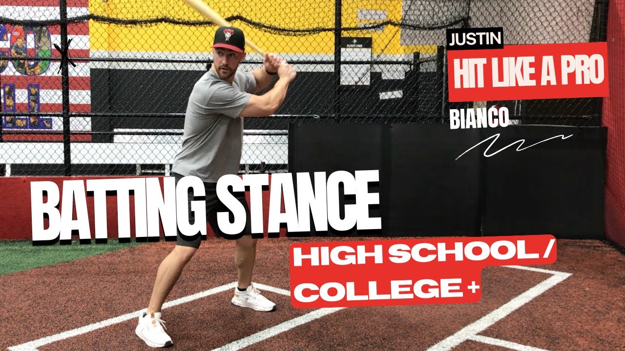Batting Stance - High school/College players - YouTube