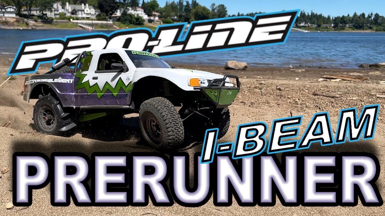 Pro-Line I-Beam Ford Ranger RC PreRunner HITS THE SAND!!! - YouTube