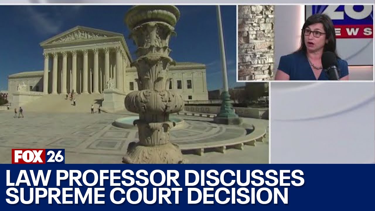 Law professor discusses Trump Supreme Court decision - YouTube