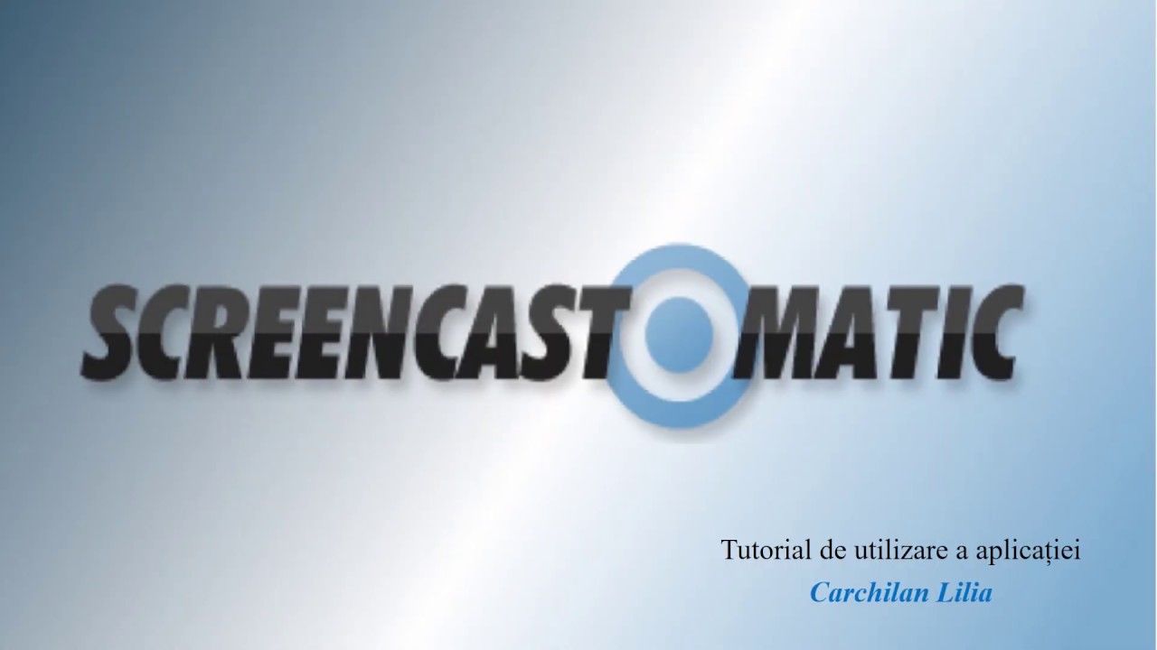 Tutorial Screencast o matic - YouTube