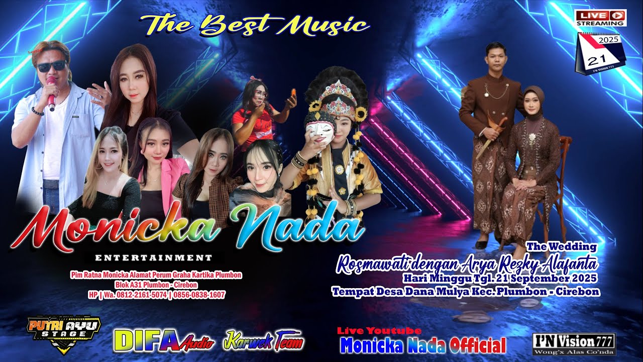 🔴Live The Best Music MONICKA NADA Edisi Minggu, 21 September 2025 Desa ...
