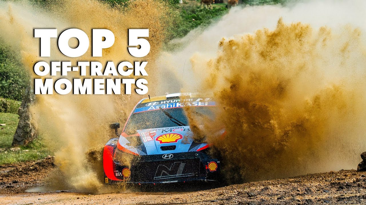 Top 5 Times A Rally Car Fell Off The Track 🤯🫣 - YouTube