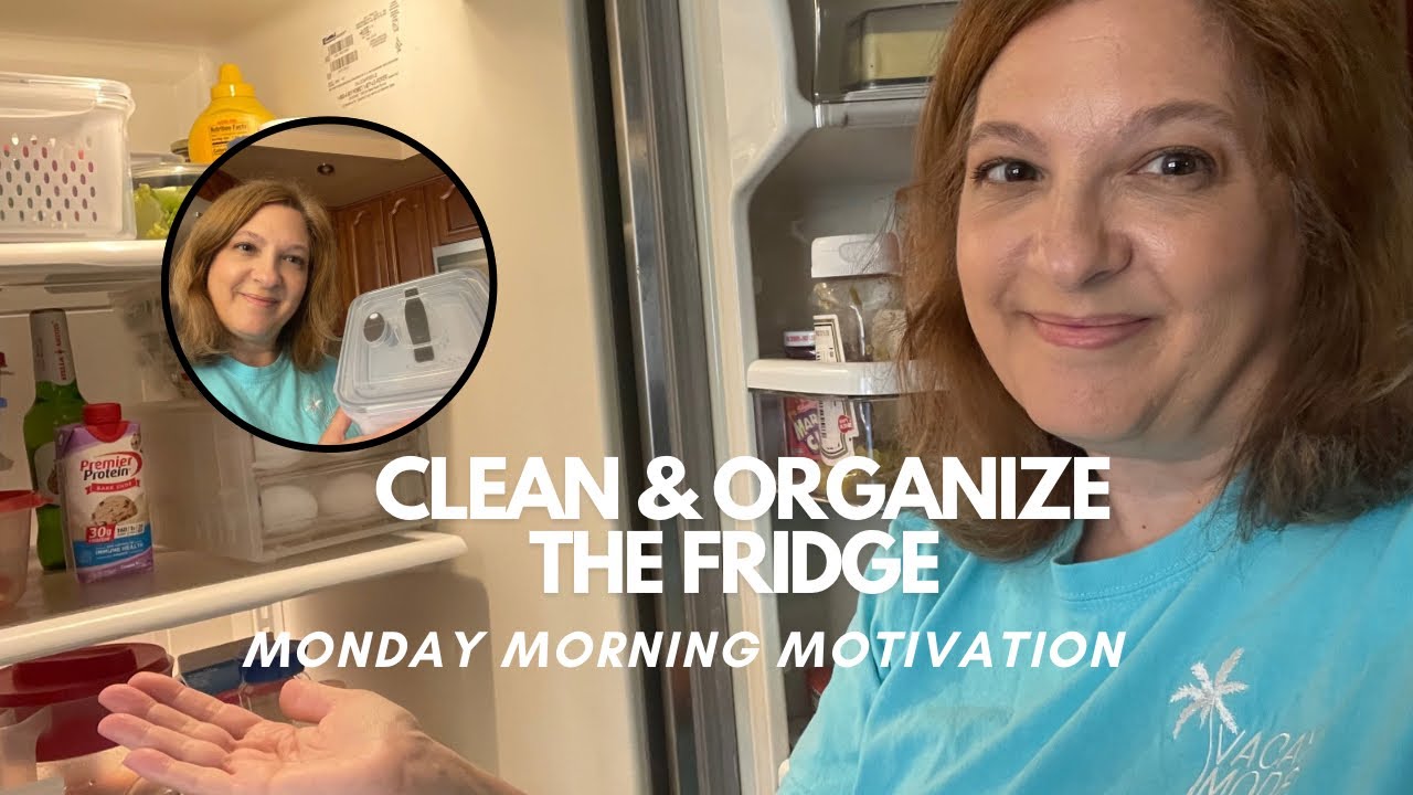 Clean & Organize with me! Fridge Organization #cleanwithmemotivation ...
