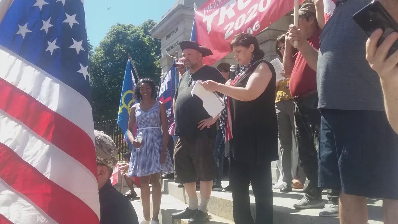 Another speaker at the "Reopen Massachusetts" rally - YouTube