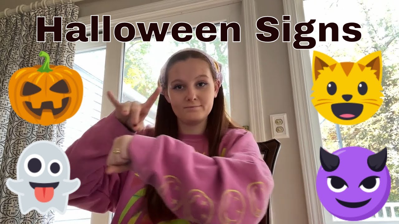 Learn Halloween Signs for Beginners | American Sign Language - YouTube