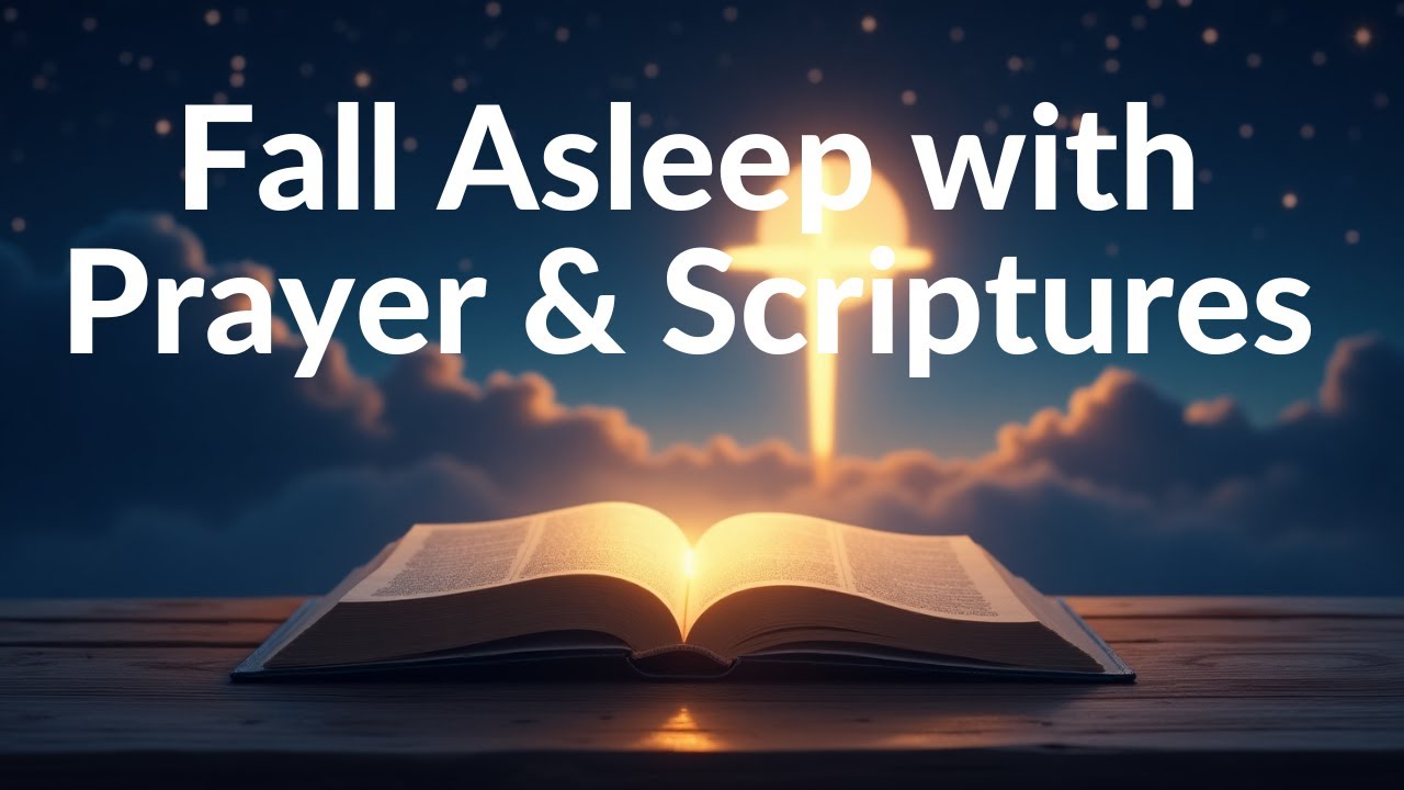 🌙 Fall Asleep with Prayer & Scriptures | Peaceful Night Prayer for Rest ...