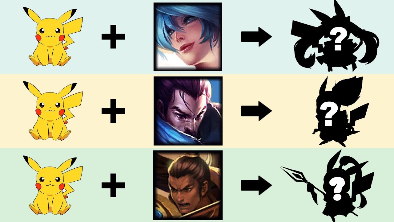 Pikachu as League of Legends Heroes - Yasuo, Sona, Xin Zhao - YouTube