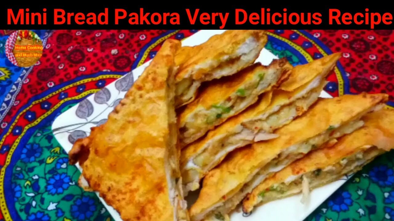 Bread Pakora With Potato Chicken Cheese Filling | Bread Pokora Recipe ...