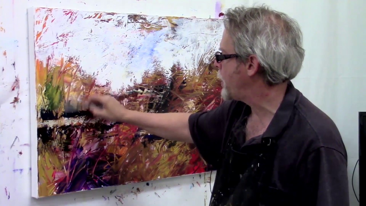 Bruce On Art Abstract Landscape Lesson Preview - YouTube