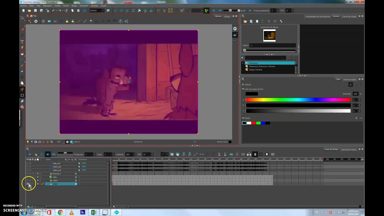 importar video en Harmony - YouTube