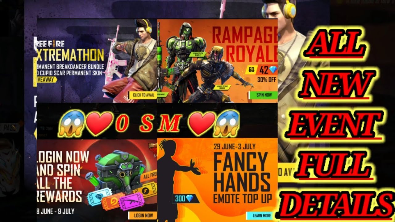 NEW TOP-UP EVENT----AND ALL NEW FREE RAMPAGE EVENTS || WATCH FULL VIDEO ...