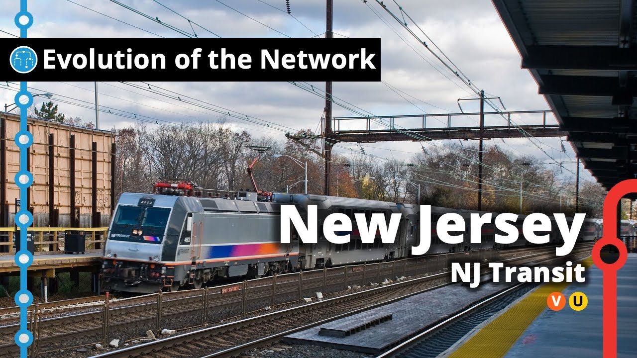 New Jersey's Commuter Rail Network Evolution - YouTube