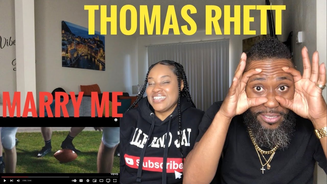 HALF AND JAI REACTS TO THOMAS RHETT- MARRY ME (REACTION) - YouTube