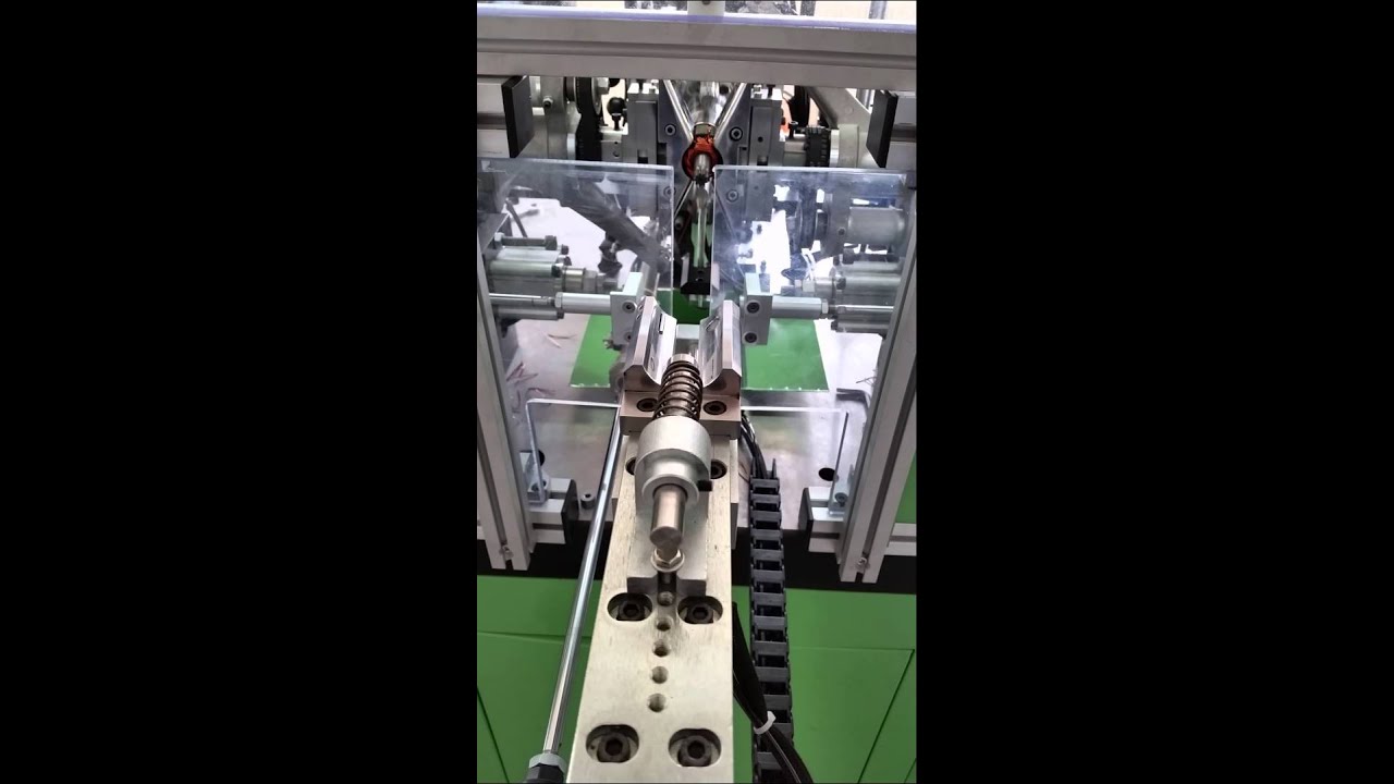double flyers armature winding machine - YouTube