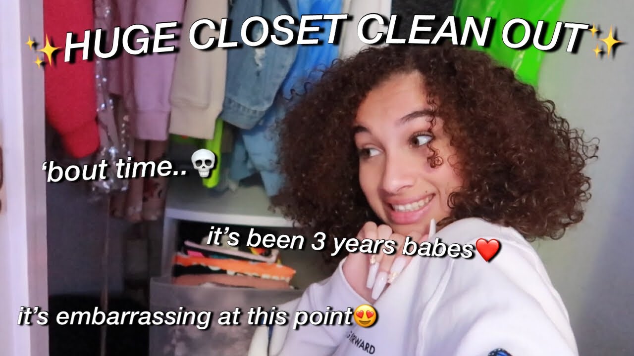 HUGE closet clean out 2020 | Alyssa Howard 💗 - YouTube