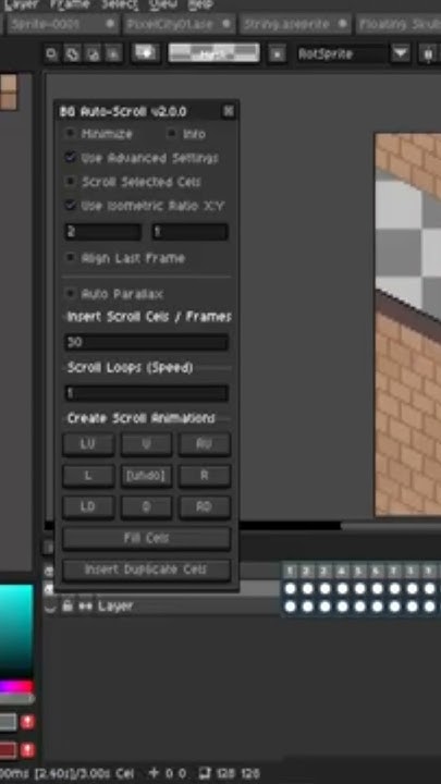 Parallax Backgrounds And Fun Effects For #aseprite - YouTube