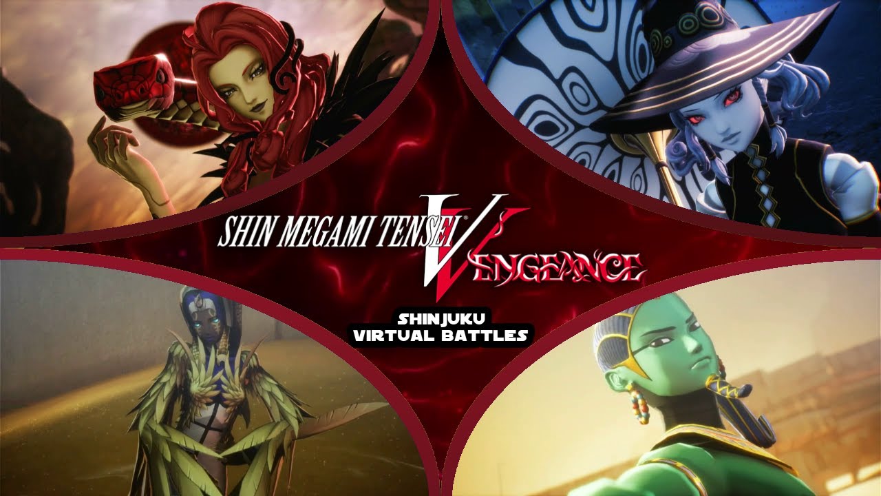 SHINJUKU VIRTUAL BATTLES Isis, Khonsu, Agrat, & Lilith - Shin Megami ...