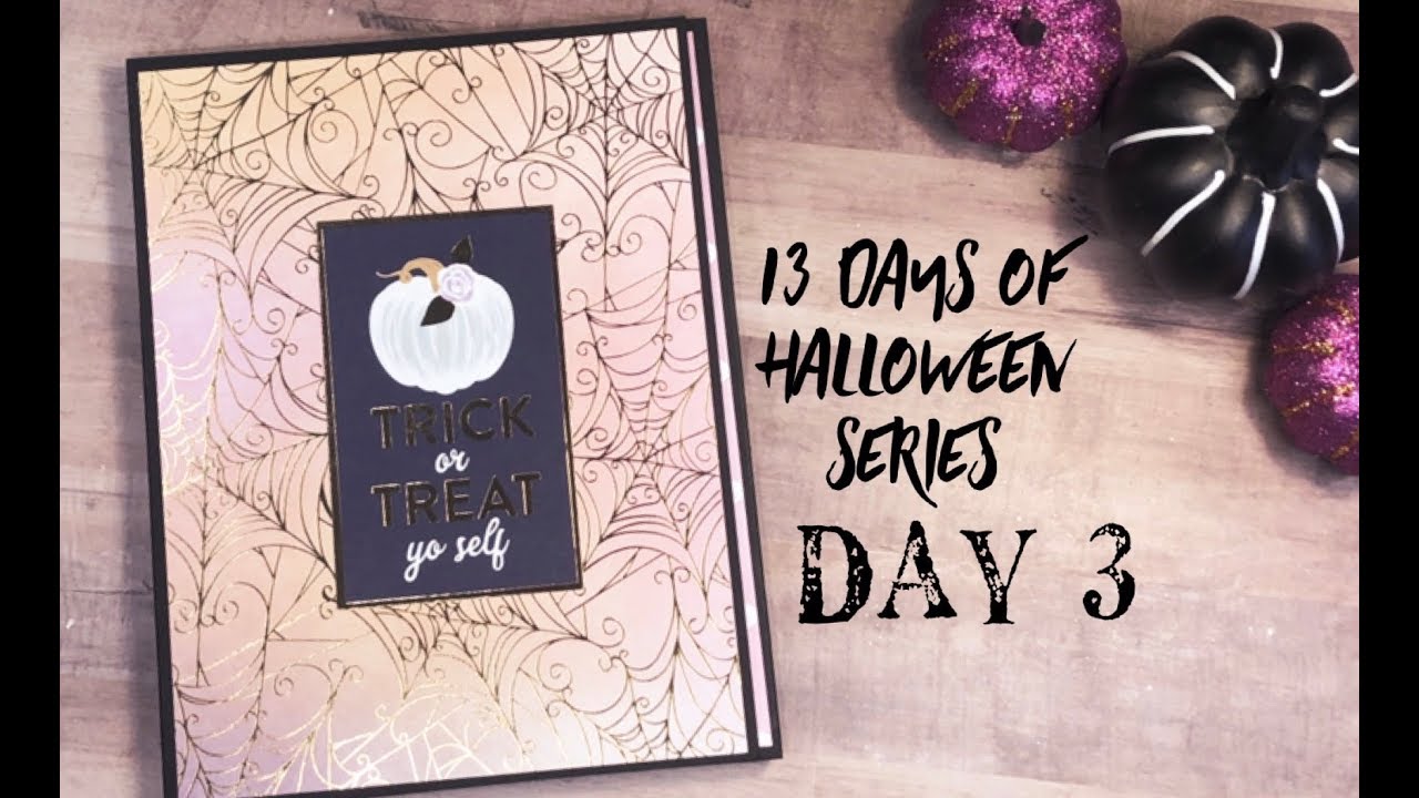 13 Days of Halloween Series // Day 3: Folio Album Tutorial - YouTube