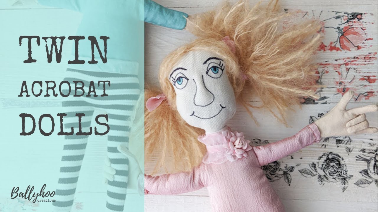 twin acrobat dolls - YouTube